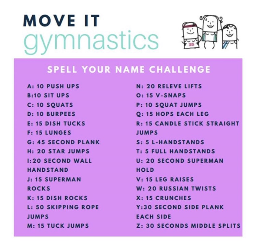 Primary Aged Online Activities - Peninsula Gymnastics